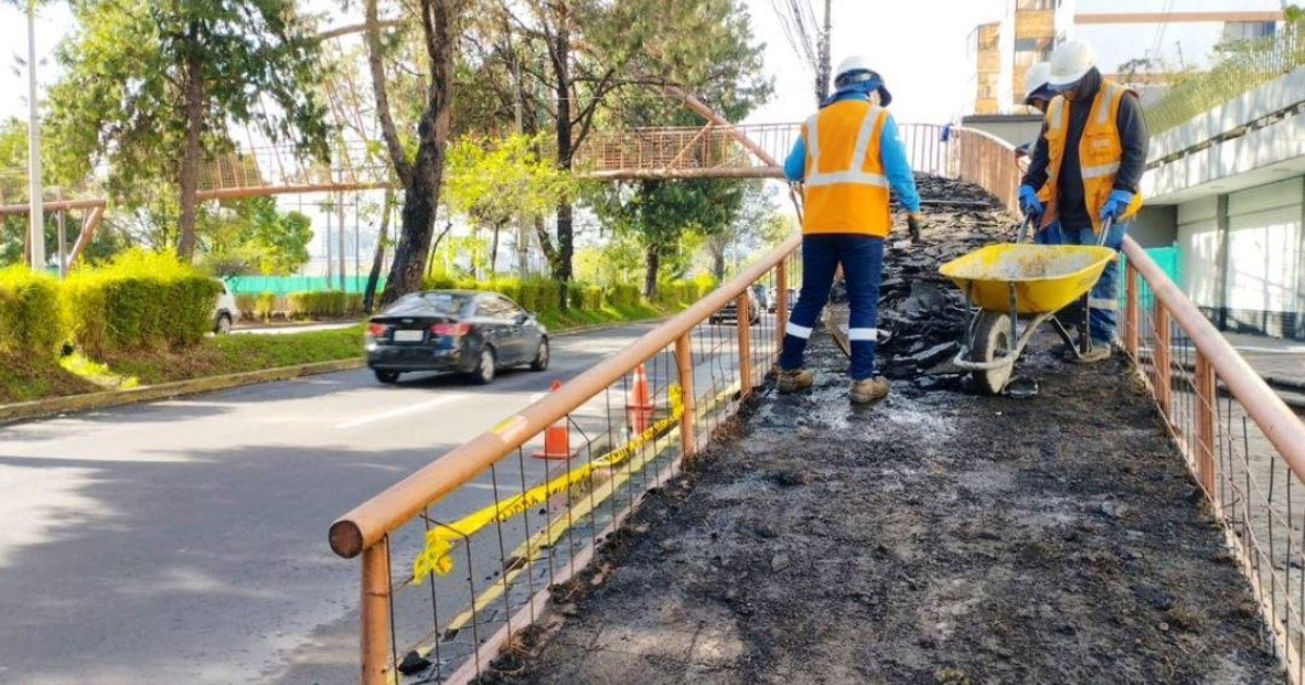 Puente peatonal en la Plaza de Toros será desmontado; revise los ...