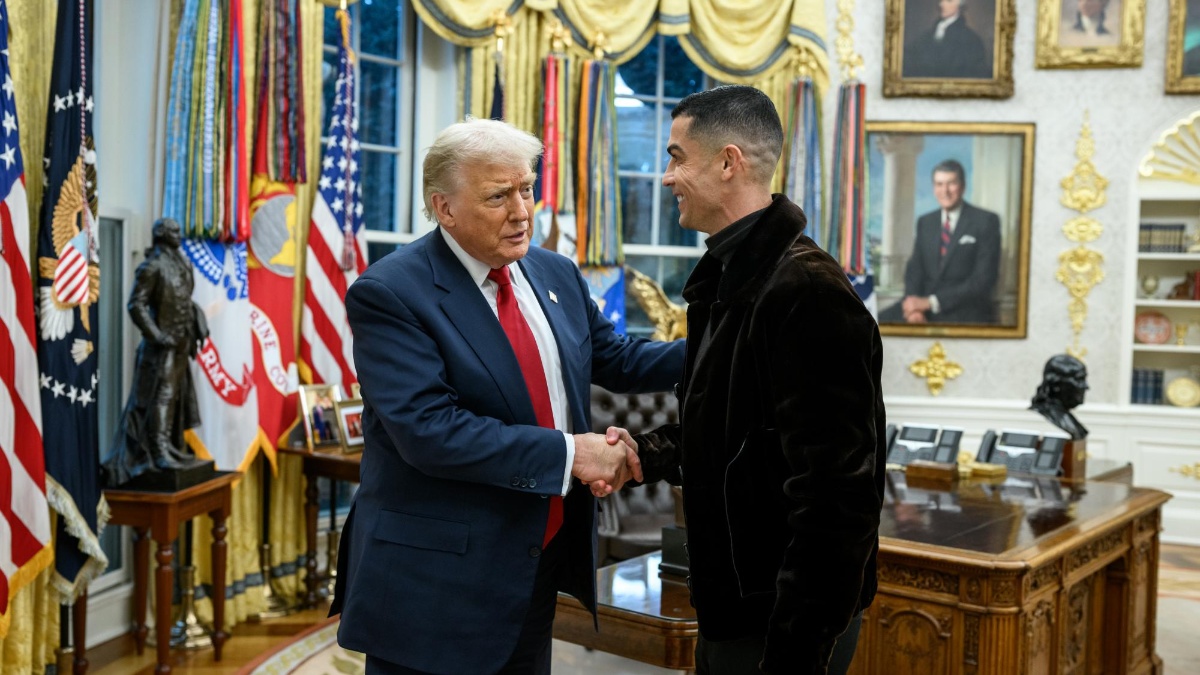 Cristiano Ronaldo se reunió con Donald Trump en la Casa Blanca | Ecuavisa