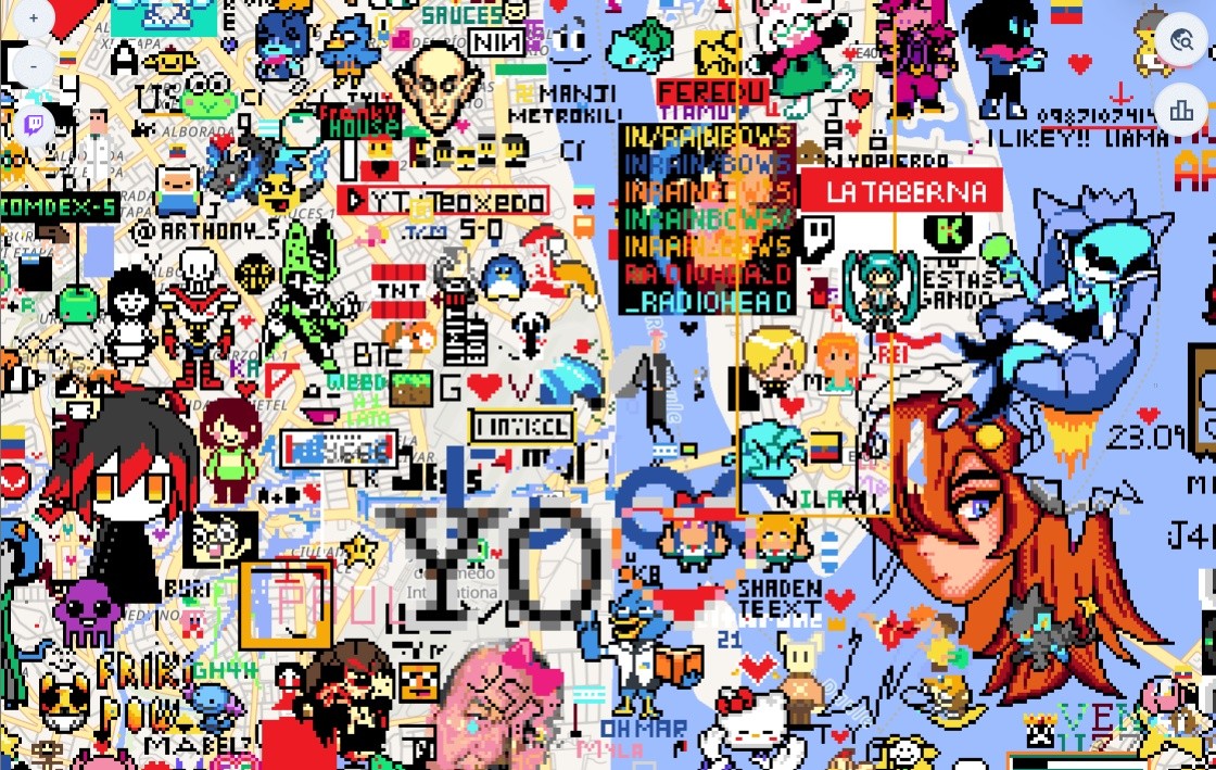 Wplace: El lienzo digital donde todo el mundo puede pintar un pixel ...