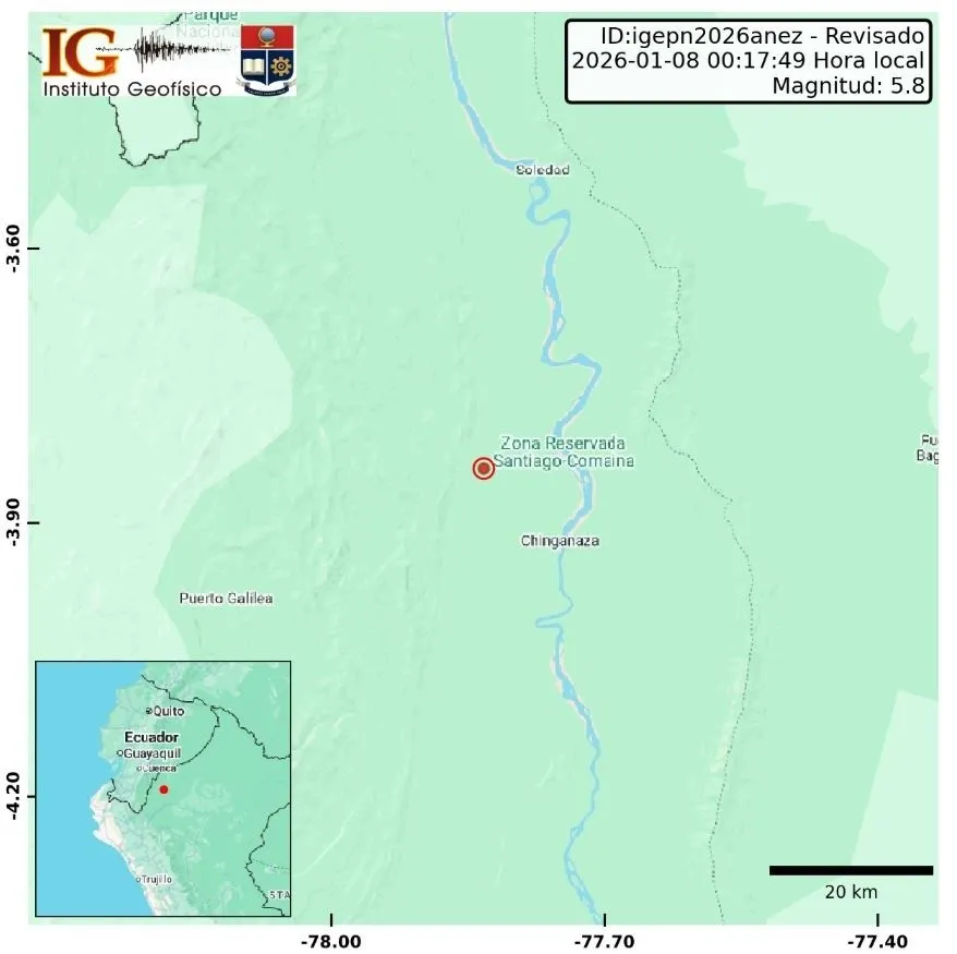 Un sismo en Perú se sintió en ciudades del sur de Ecuador | Ecuavisa