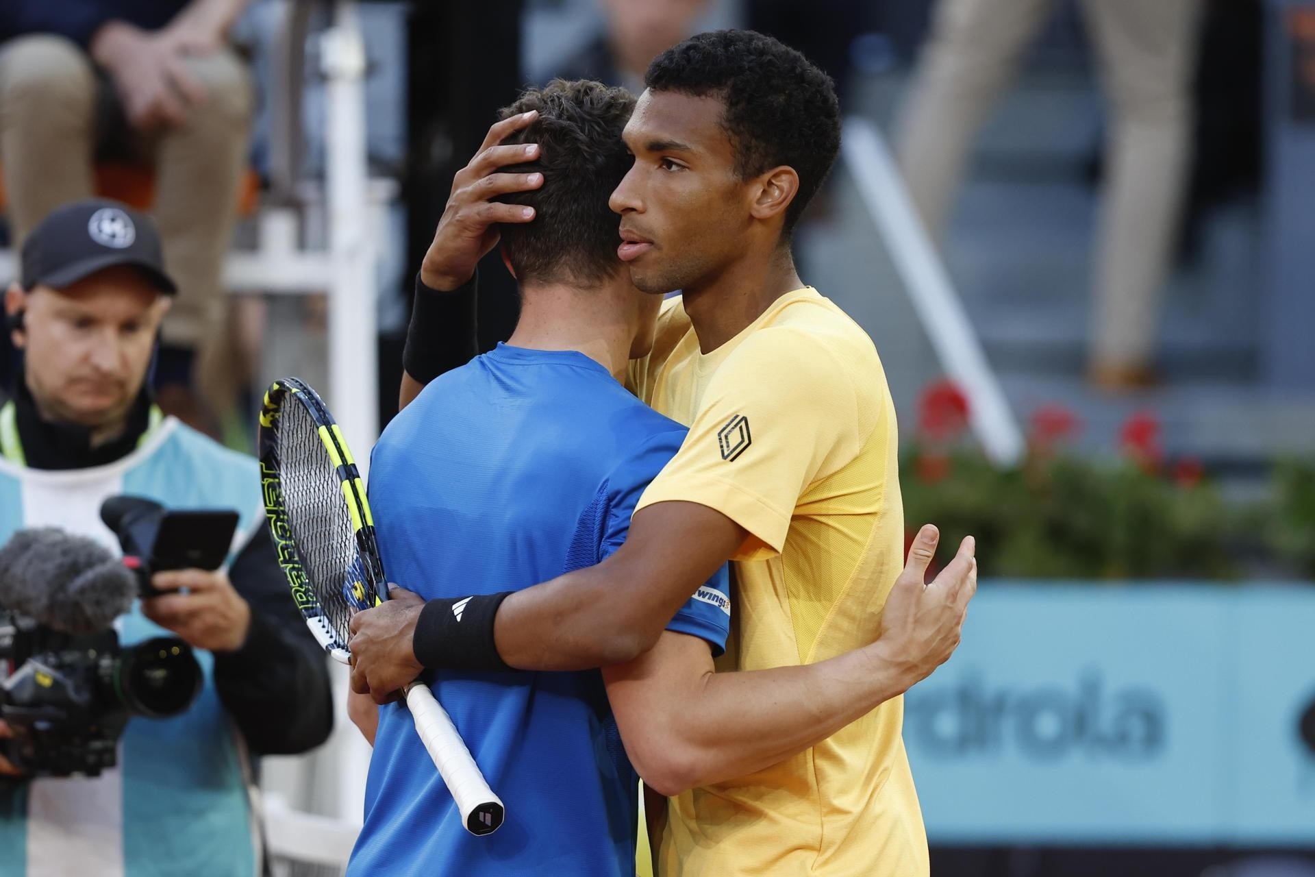 Auger-Aliassime se mete en la final de Madrid tras el retiro de Lehecka ...